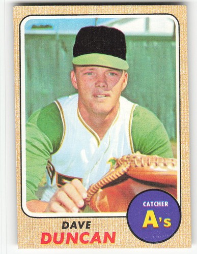 1968 Topps #261 Dave Duncan BASEBALL Oakland Athletics | eBay