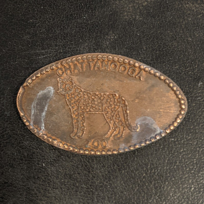 CHEETAH Chatanooga Zoo - Press Coin Elongated Penny Souvenir | eBay