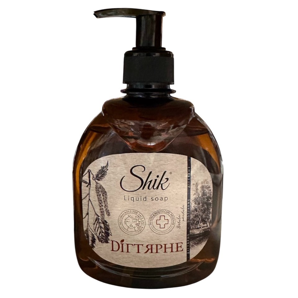 SHIK 300g Natural Dark Tar Liquid Soap Antiseptic Acne Antibacterial ...