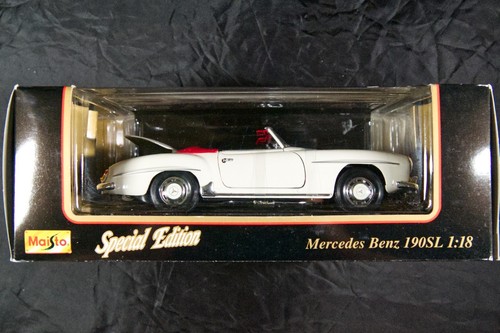 MAISTO SPECIAL EDITION - 1955 MERCEDES BENZ 190SL 1:18 SCALE DIECAST ...