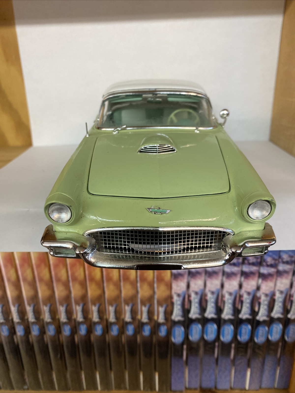 1956 Ford Thunderbird T-Bird Model Car Green White Convertible 2014 ...