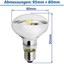 E27 R80 Reflektor 8W LED Leuchtmittel Reflektorlampe warmweiß Set 3x 5x ...