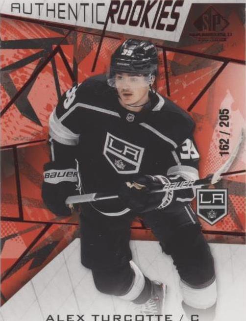 2021-22 Upper Deck SP Game Used - Authentic Rookies Alex Turcotte #193 ...
