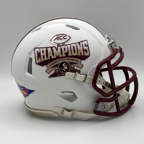 Florida State Seminoles CUSTOM Matte White- ACC 2023 Champs Mini ...