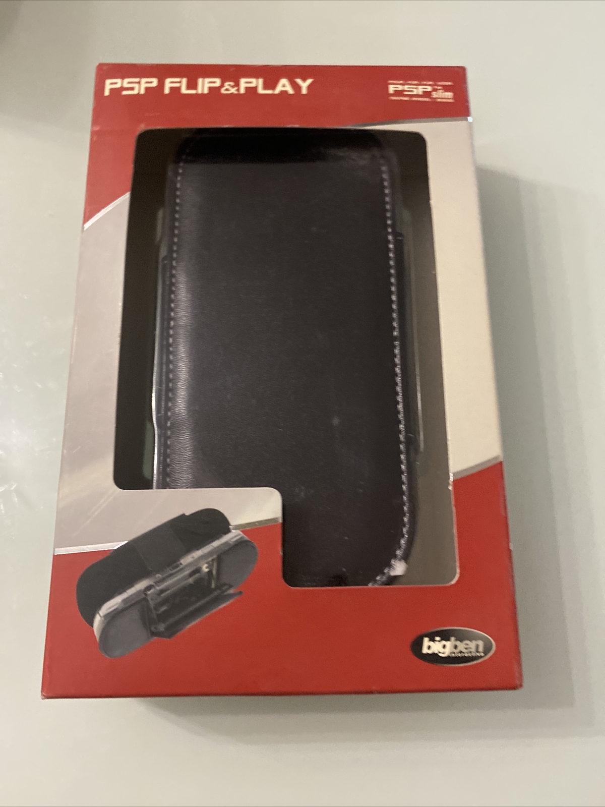 Sony PSP Slim 2000 3000 Flip And Play Case Folio Leather Protective ...