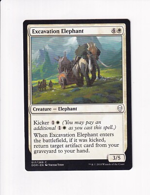2018 VINTAGE MAGIC THE GATHERING MTG EXCAVATION ELEPHANT (#1) (PdC) | eBay