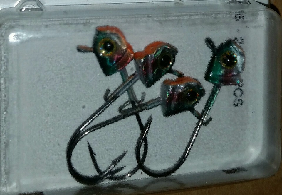 VMC 1/16 oz Pro Series Dominator Smoochin' Minnow Fishing Jigs Qty. 4 ...