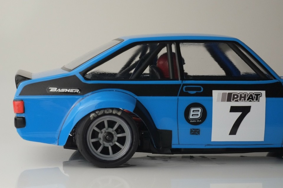PHAT BODIES Mk2 Escort M chassis 225mm body shell Tamiya M08 M07 MB-01 ...