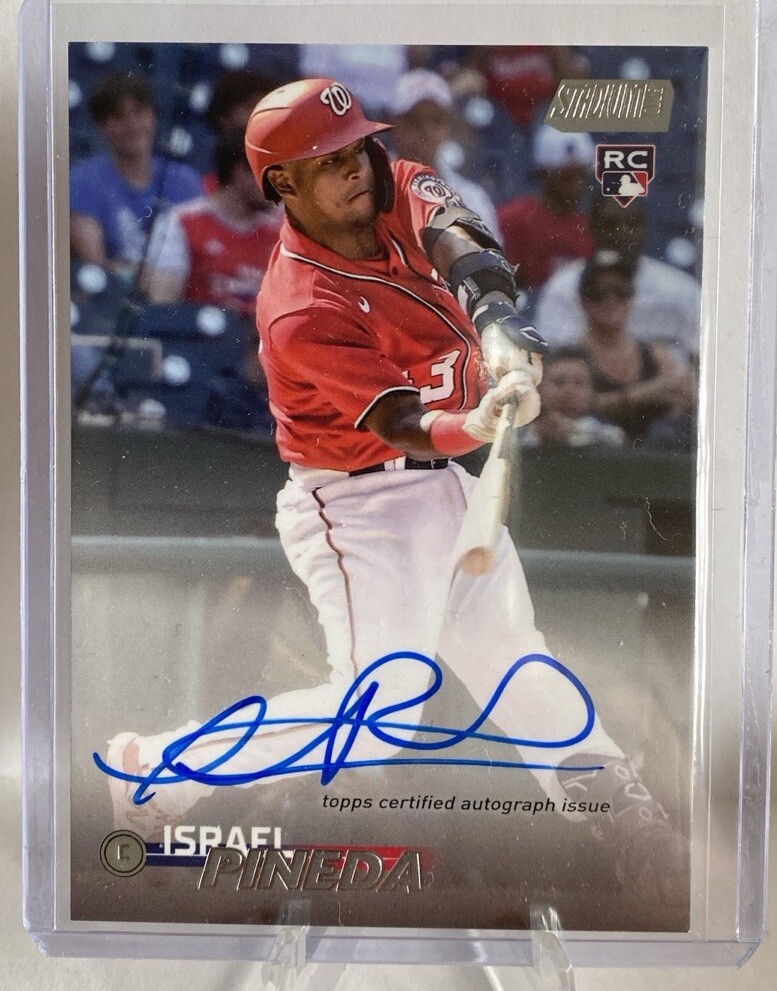 2023 Topps Stadium Club ISRAEL PINEDA Rookie Card RC Auto #SCBA-IP ...