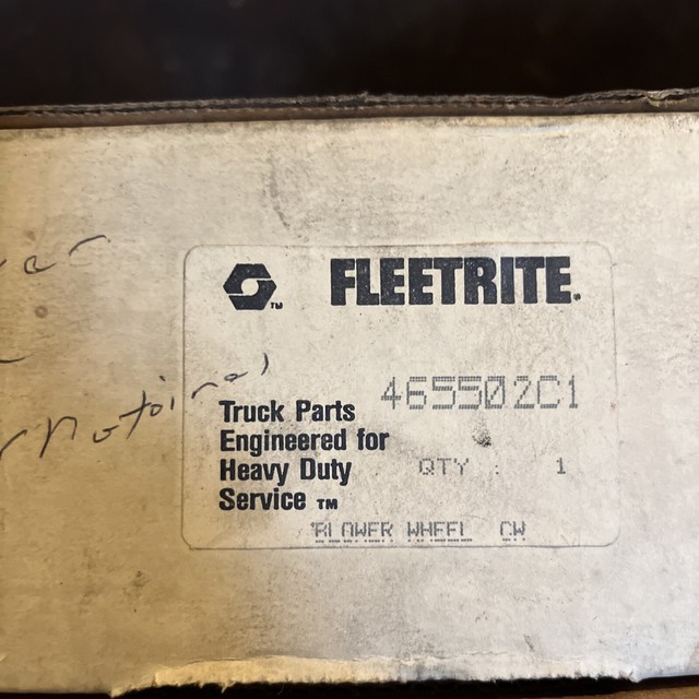 465502C1 Fleetrite Blower Wheel for sale online | eBay