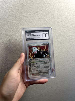 Ex Crystal Guardians Aggron ex Holo Near Mint CGC 7 Pokemon Card | eBay