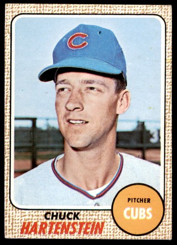 1968 Topps Chuck Hartenstein RC #13 Chicago Cubs | eBay