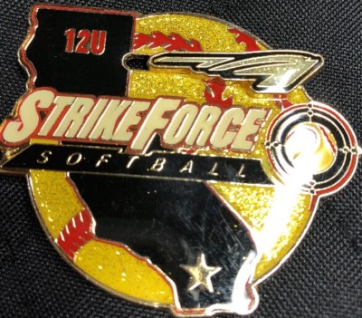 C.A. Strikeforce GIRLS FASTPITCH SOFTBALL PIN BADGE Y1 | eBay