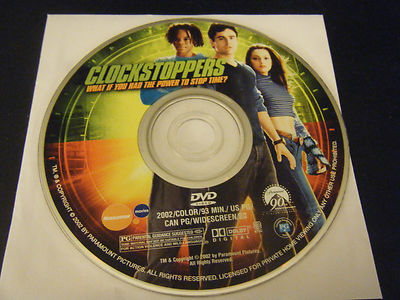 Clockstoppers (DVD, 2002) - Disc Only!!!! 97363322443| eBay