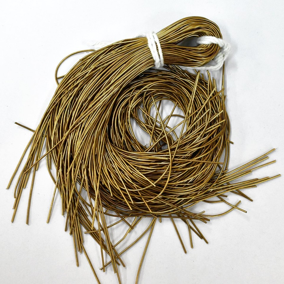 Metallic French Bullion Wire Beading Jewelry Making Embroidery Antique ...