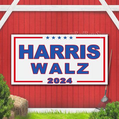 Kamala Harris Tim Walz 2024 Flag Harris for President Outdoor Yard ...