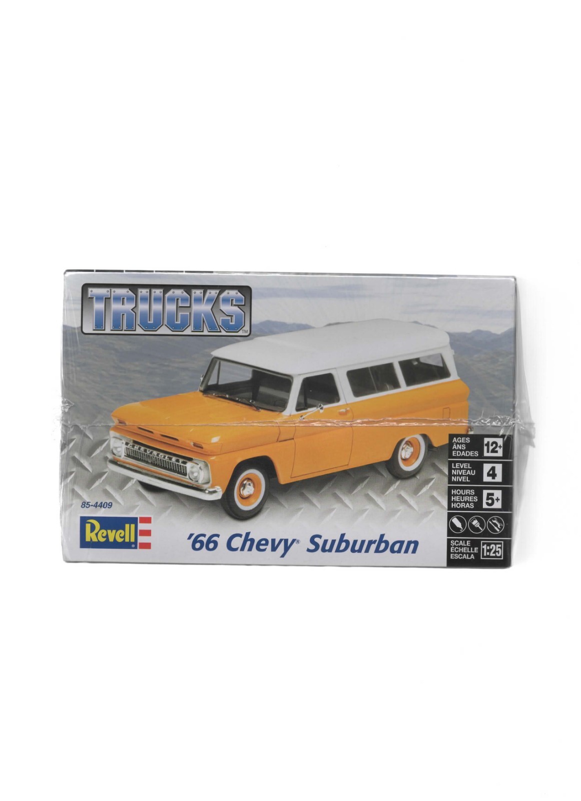 1/25 Scale '66 1966 Chevy Suburban Revell Rmxs4409 854409 Model Car Kit ...