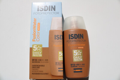 ISDIN Fotoprotector FUSION Water Color BRONZE Tinted Sunscreen SPF50 ...