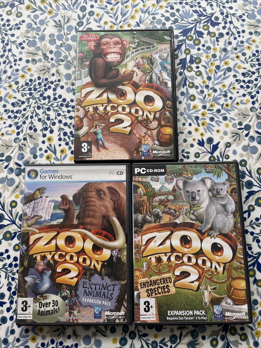 Zoo Tycoon 2 Extinct Animals Zoo Tycoon Franchise Iceberg