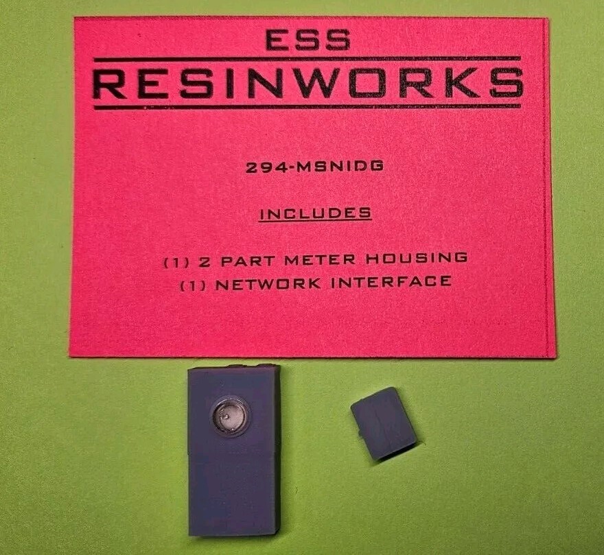 1/24 G SCALE DIORAMA ELECTRIC METER HOUSING/TELCO NID ESS RESINWORKS ...