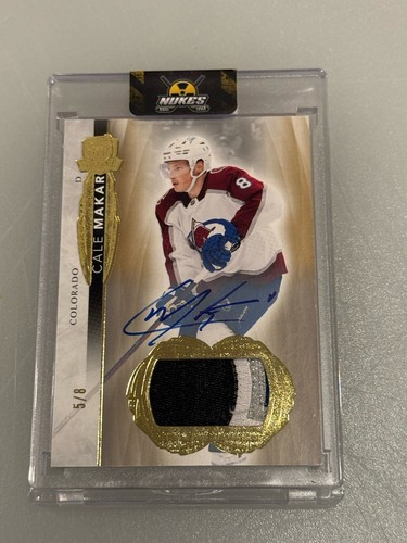 2021-22 Upper Deck The Cup Gold Cale Makar Auto Patch /8 SSP | eBay