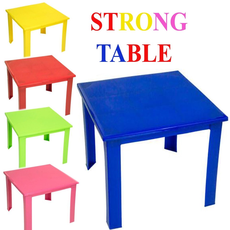 Kids Children Plastic Table Strong High Quality Suitable For Outdoor ...