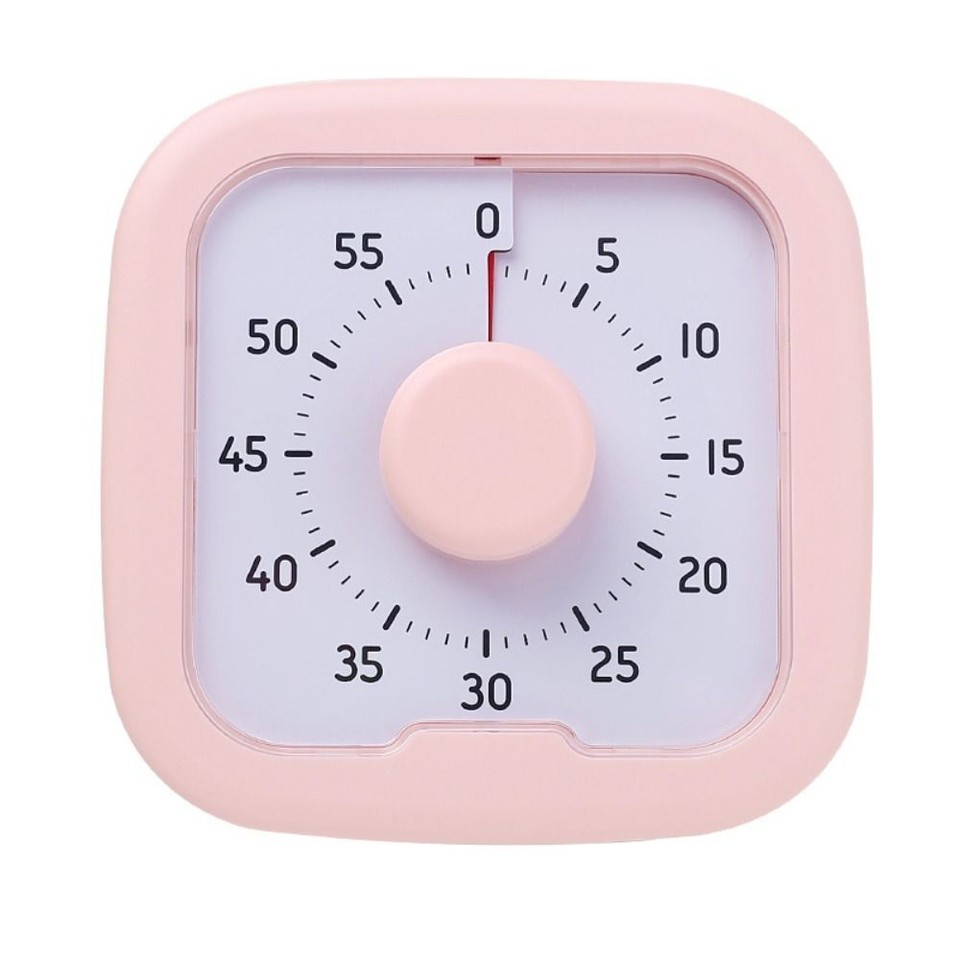 60 Minutes Visual Analog Timer Countdown Clock Time Management Kids ...