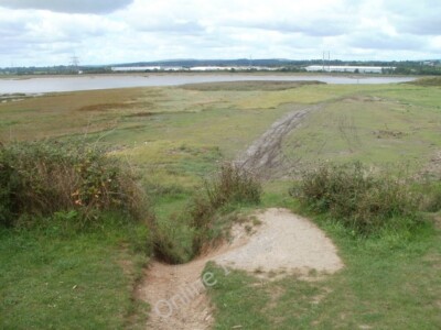 Photo 6x4 Track down to the shore, Beachley At this point, the coastal ...