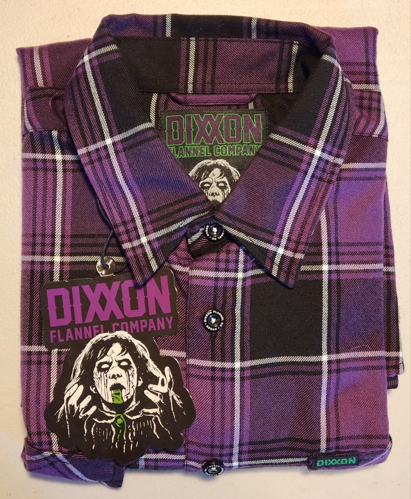 Dixxon 2020 The Regan, Exorcist themed flannel. Size … - Gem