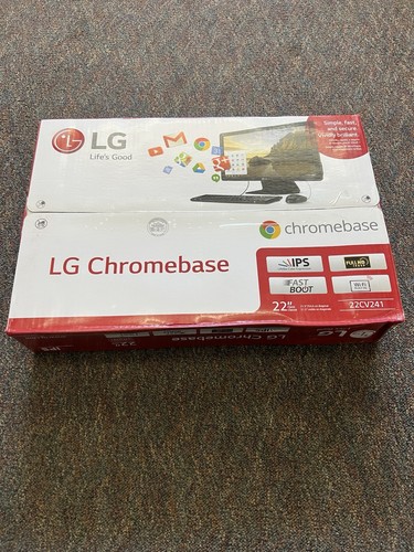 LG Chromebase 22CV241AIO Desktop 21.5" Computer Chrome OS With Power ...