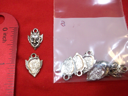DEVIL'S FACE HEAD CHARMS, jewelry making, crafts, School Mascots, NEW | eBay