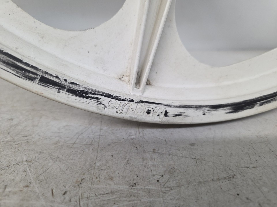Vintage BMX Sate-Lite Mag-Lite Nylon White Mag Wheels 20-inch Old ...