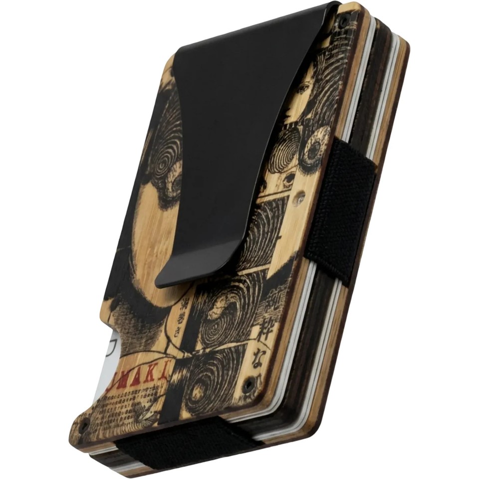 Anime Bamboo Wallet RFID Blocking | Slim Card Holder | Choose Design | eBay