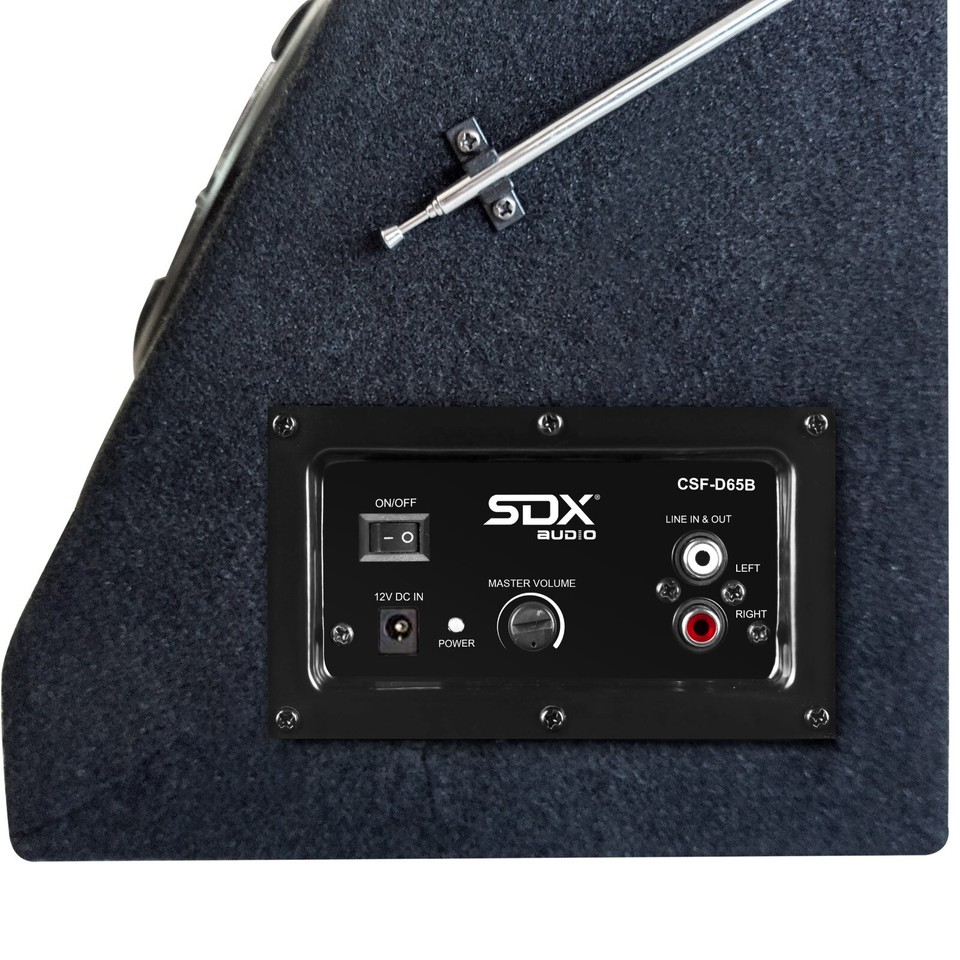 SDX Audio Portable Bluetooth Docking 200W Speaker System works w Phone ...