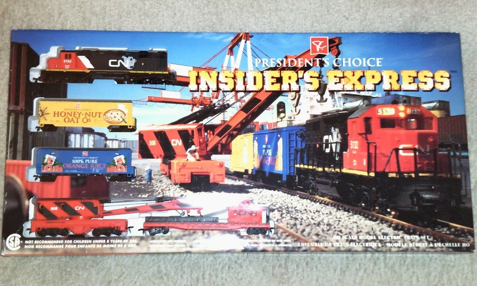 INSIDERS EXPRESS TRAIN SET SD-35 FREIGHT SET TRACK & POWER PACK BY IHC ...