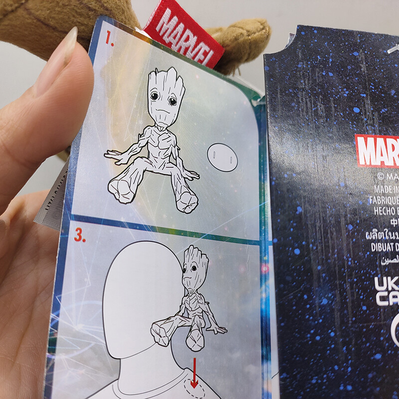 Disney Parks Marvel Baby Groot Magnetic Shoulder Pal Plush Doll 5" NWT ...