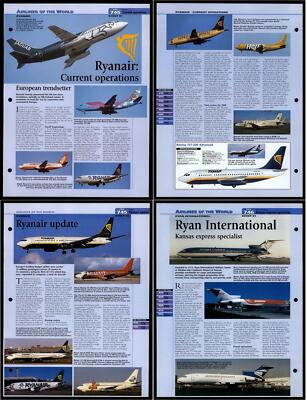Ryanair - Ryan Int. - Airlines #745-6 World Aircraft Information 2 ...