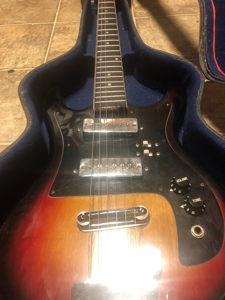 Teisco ?? Vintage Made in Japan Solid Body Electric Guitar 1960s - Red ...