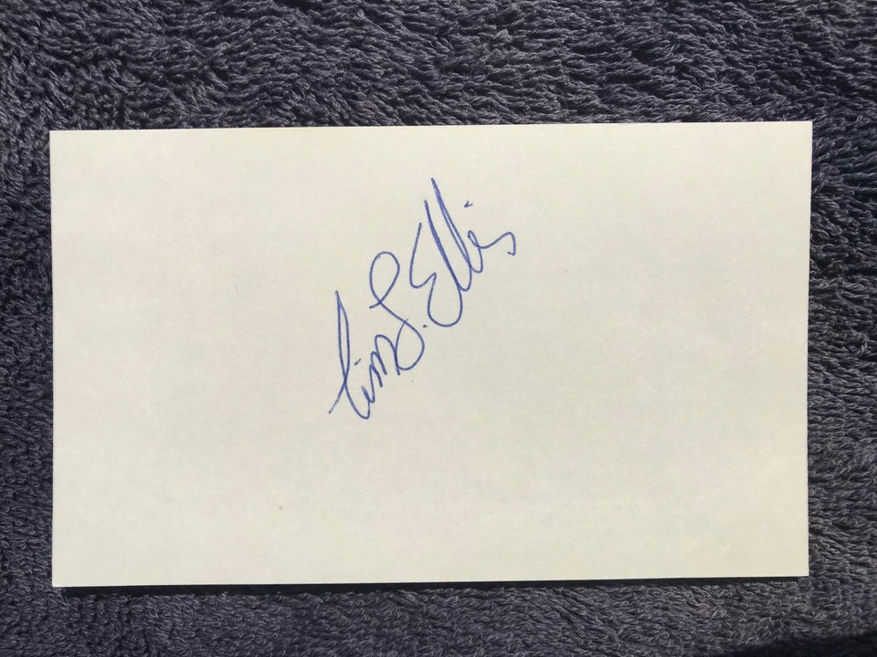 INDEX CARD 3X5 3 X 5 CUT AUTO AUTOGRAPH AUTOGRAPHED SIGNED U YOU PICK ...