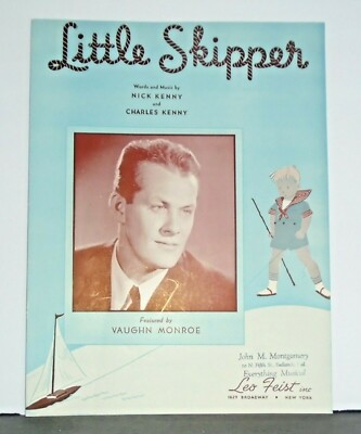 VINTAGE SHEET MUSIC - LITTLE SKIPPER featuring Vaughn Monroe ©1939 | eBay