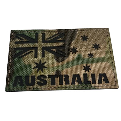 ANF Australian Fabric Multicam & Black Flag Patch | eBay