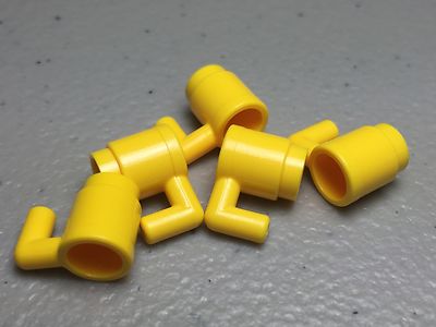 LEGO Minifigure Accessory Yellow Utensil Cup Mug Qty 5 - 3899 - NEW | eBay