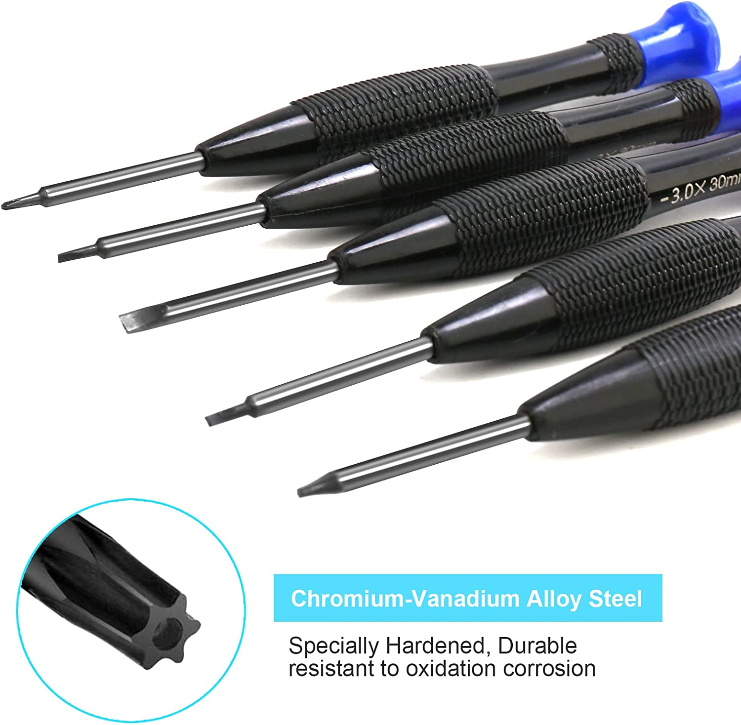 25 PCS Precision Screwdriver Set Magnetic Torx Flathead Phillips Star ...