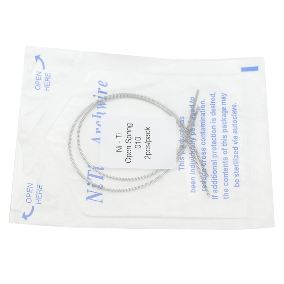 Dental Orthodontic Niti Open Closed Coil Spring Arch Wire 010 012 6/9 ...