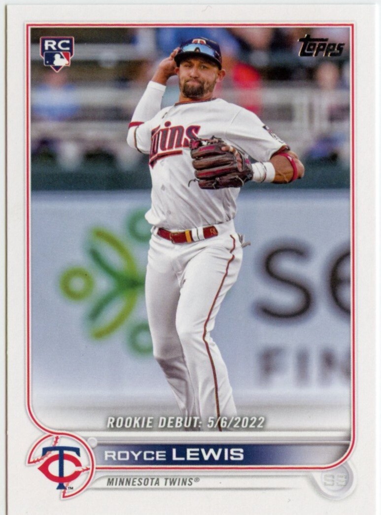 Royce Lewis Rookie Debut RC Rookie Card 2022 Topps Update Series MLB | eBay