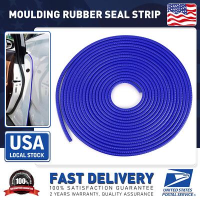 Blue 6M U-Shape Auto Car Door Trunk Seal Strip Rubber Strip Edge ...