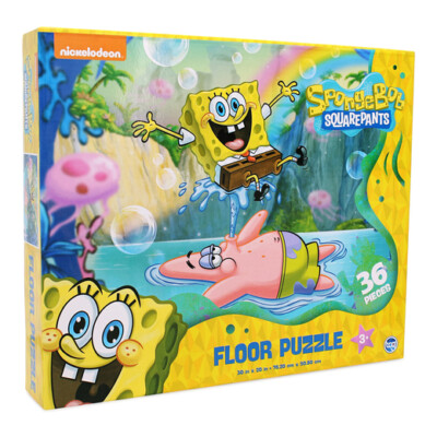 spongebob squarepants 36-piece floor puzzle kids puzzle gift idea | eBay