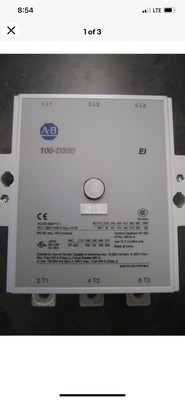 NEW 100-D300 ALLEN BRADLEY CONTACTOR 100-D300ED11 110...130V 50/60HZ ...