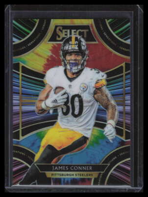 2018 Select Sensations Prizm Tie Dye Refractor 19 James Conner 9/25 | eBay