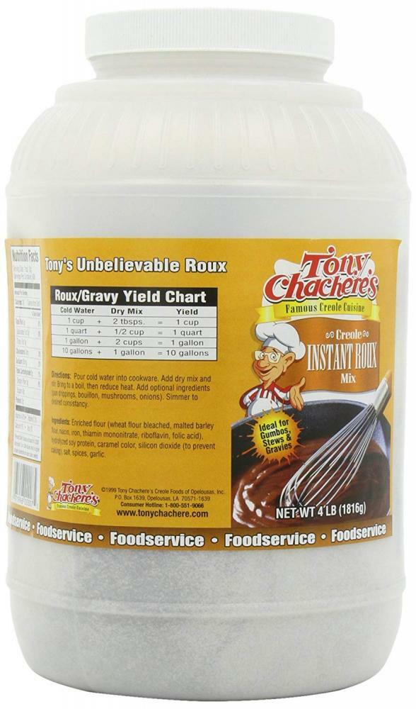 Tony Chachere Creole Instant Roux Mix, 4 Pound | eBay